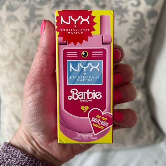 Barbie | Makeup | Nyx X Barbie Cosmetic Mirror Flip Phone | Poshmark